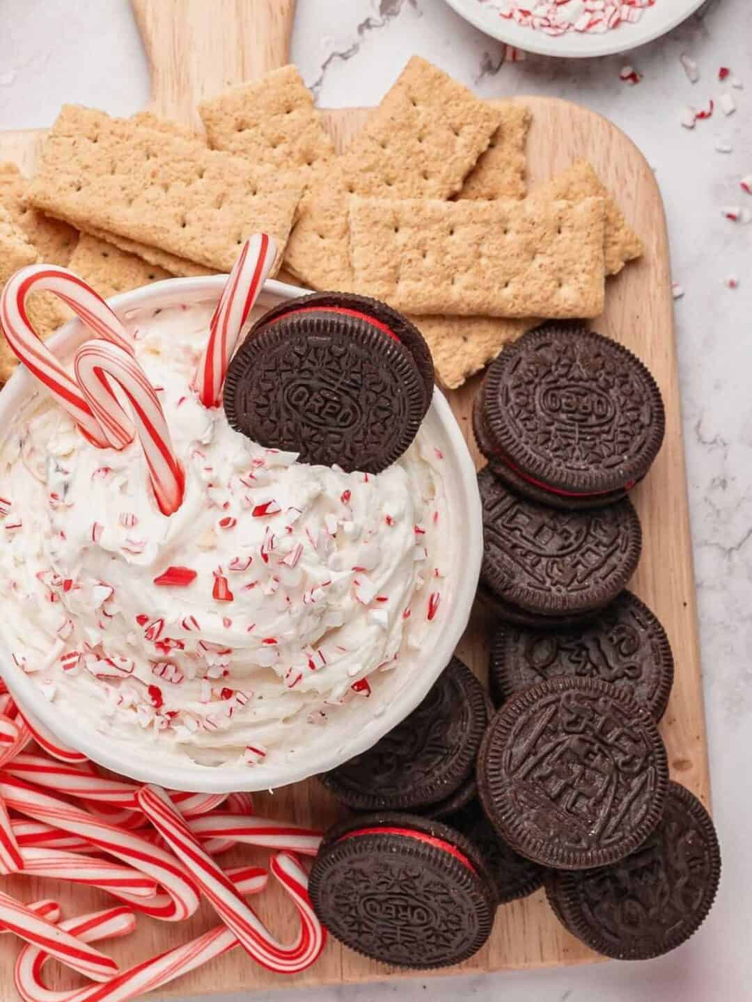 Candy Cane Peppermint Dip | Easy Party Dips