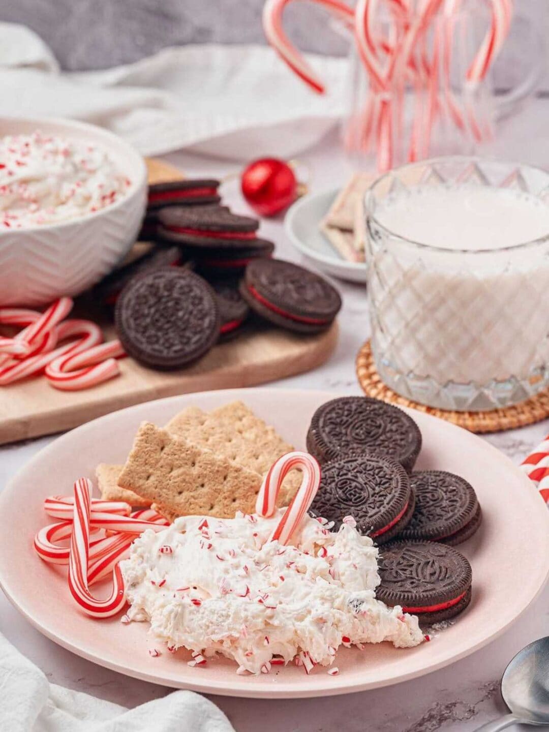 Candy Cane Peppermint Dip | Easy Party Dips