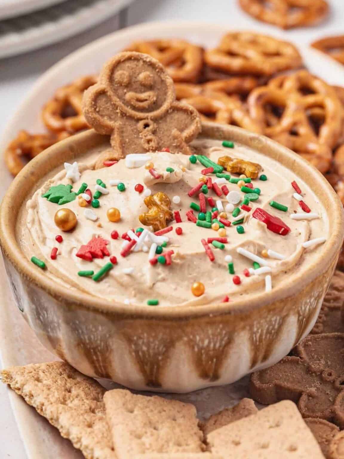 Sweet Gingerbread Dip - Bursting with Holiday Flavor! | Easy Party Dips
