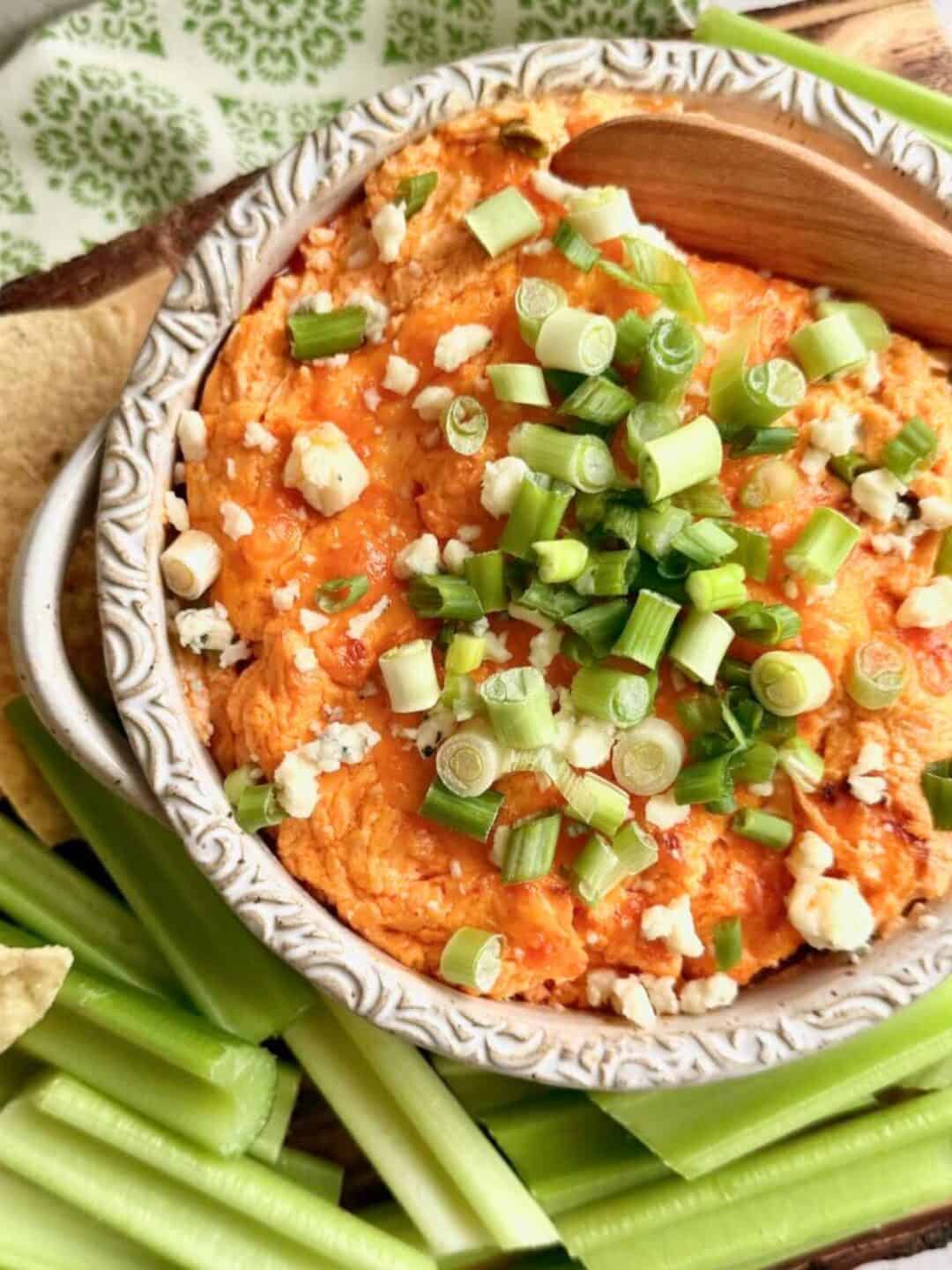 Ultimate Crockpot Buffalo Chicken Dip | Easy Party Dips